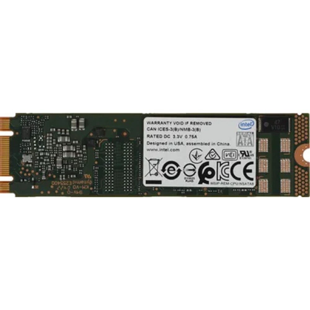 Накопитель M.2 2280 SSD Intel 480GB DC D3-S4510 SSDSCKKB480G801 SATA 6Gb/s, 560/510, IOPS 97/35.5K, MTBF 2M, TLC, 6.5PBW, 1.8DWPD 50 (380386)