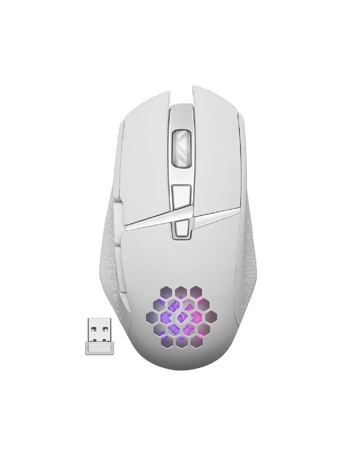 Defender Glory GM-514 { Беспроводная игровая мышь, белый, LED,7D,400 мАч,3200dpi } [52513]