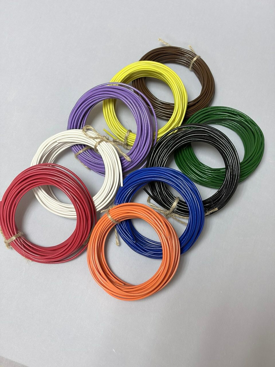 Набор монтажных проводов мгшв, сечение 0,5 мм2, 9цветов/90 метров