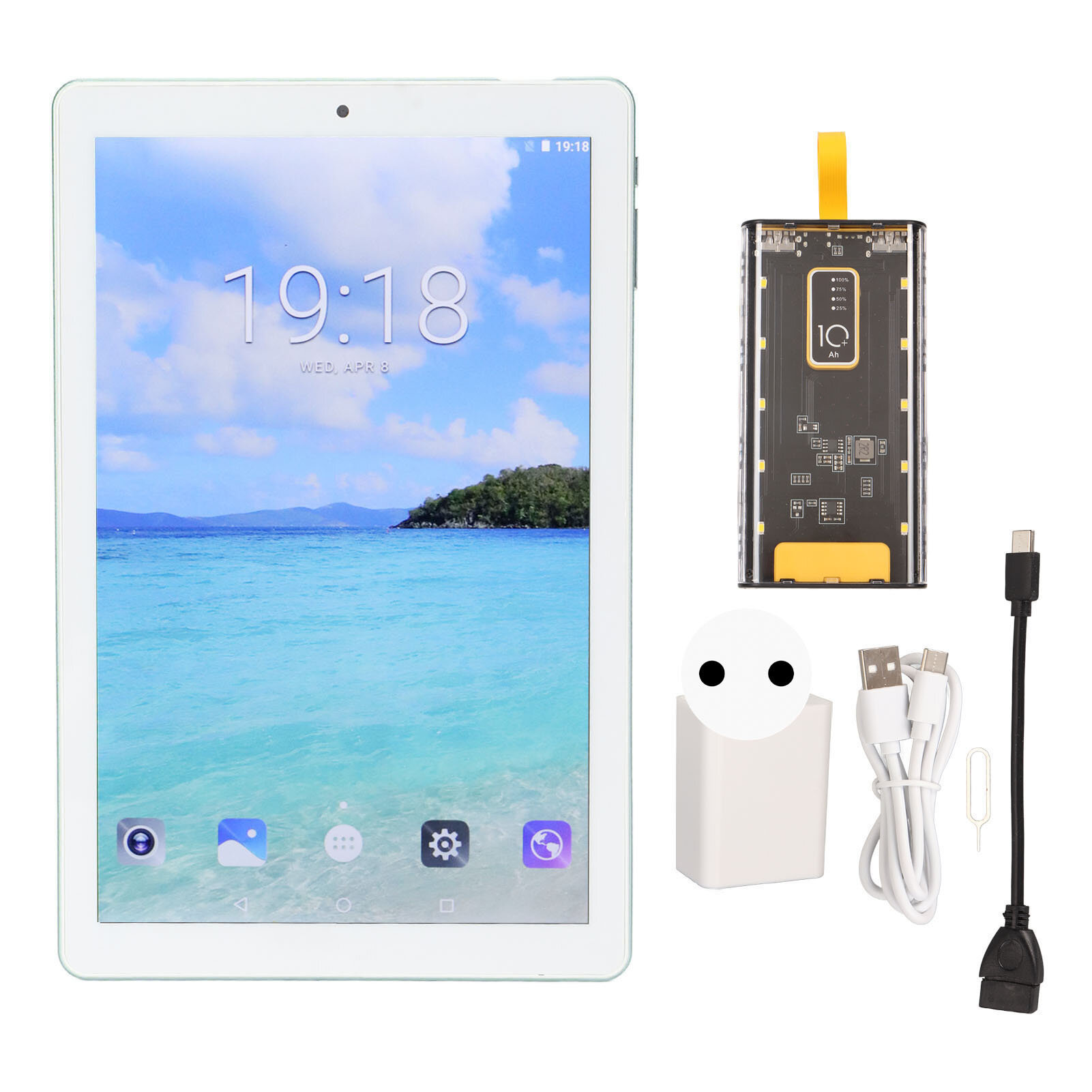 10,1дюймовый планшет на Android 11.0, 4 ГБ ОЗУ, 64 ГБ ПЗУ, разрешение 1920x1200, 8ядерный, для игр и