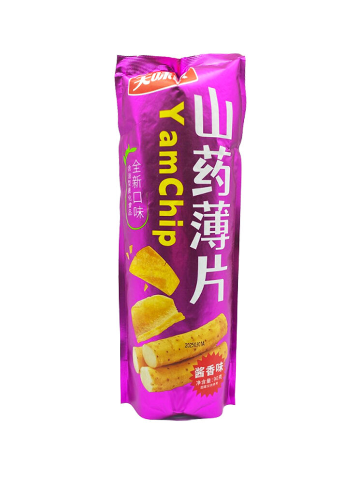 Чипсы YamChip из натурального ямса со вкусом пряных специй 90 г, Китай