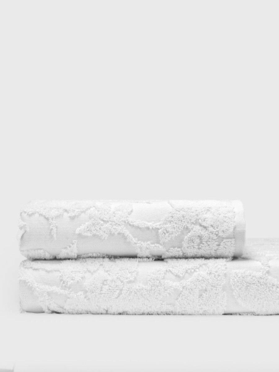 Полотенце Askona Home (Аскона) банное Floret 70*130 белый снег