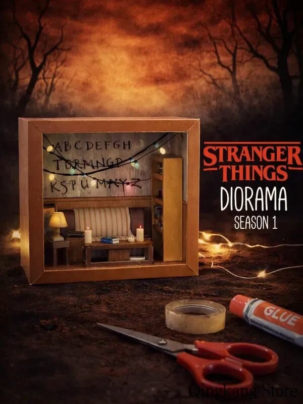 Очень странные дела: DIY мини-домик своими руками — сборная модель дома с детальной отделкой