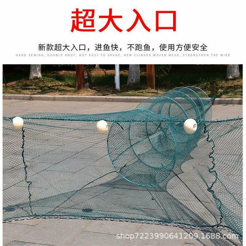 Большие импортные рыболовные сети, рыболовные сети для ловли рыбы, восьмизначные сети, сети для ловли тигриной пасти