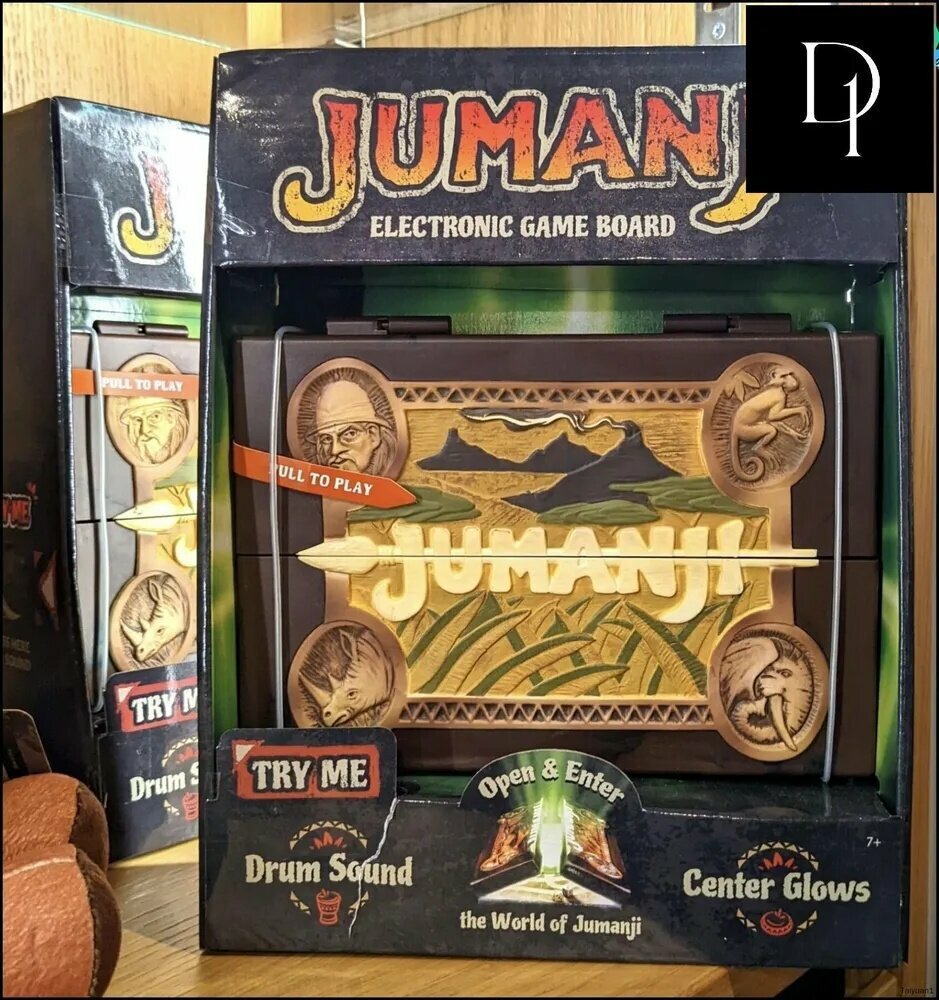 Эксклюзивная сувенирная версия настольной игры Jumanji с электронным модулем-YIN