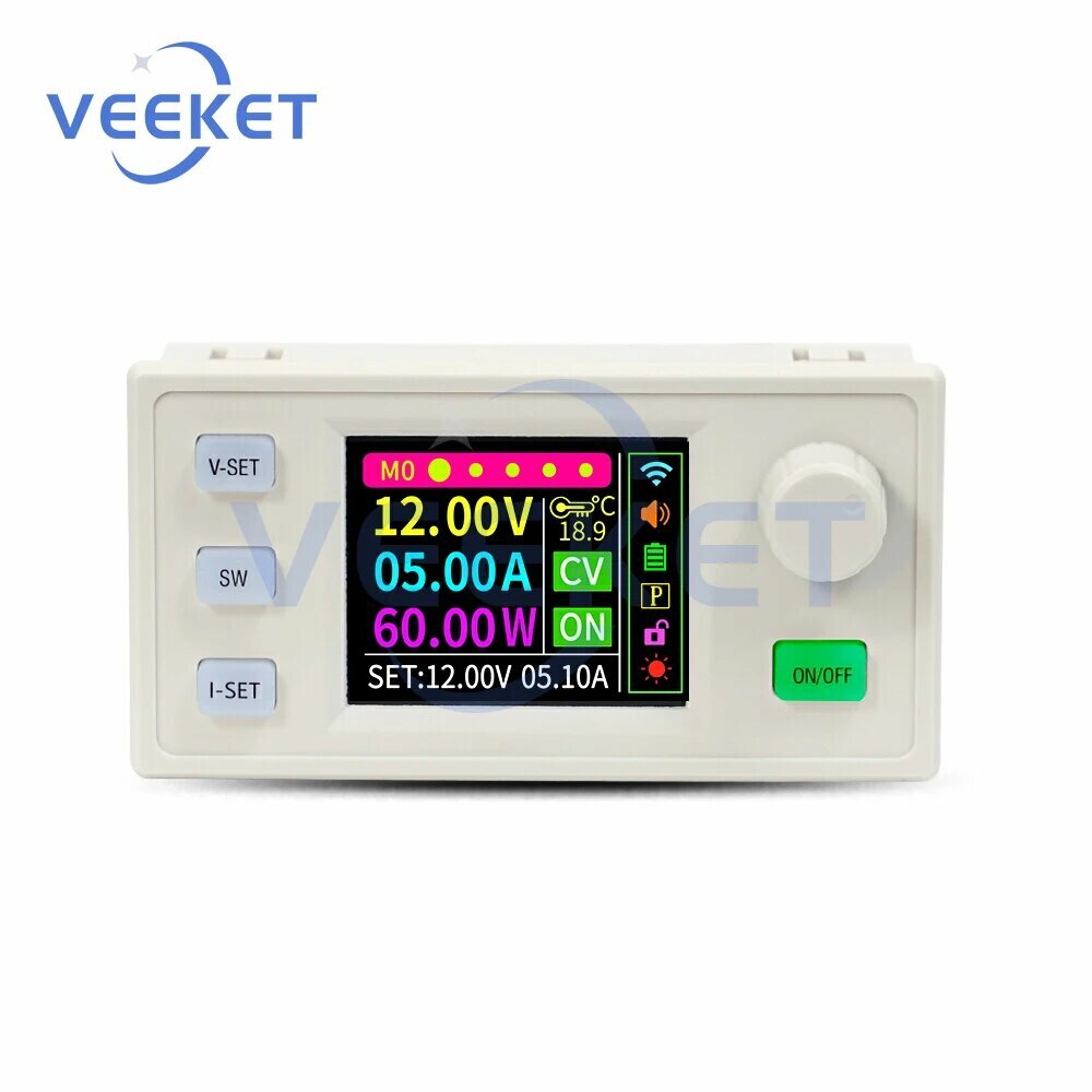 VEEKET Модуль питания 12-140В 22А, 12.00V, 05.00A, 60.