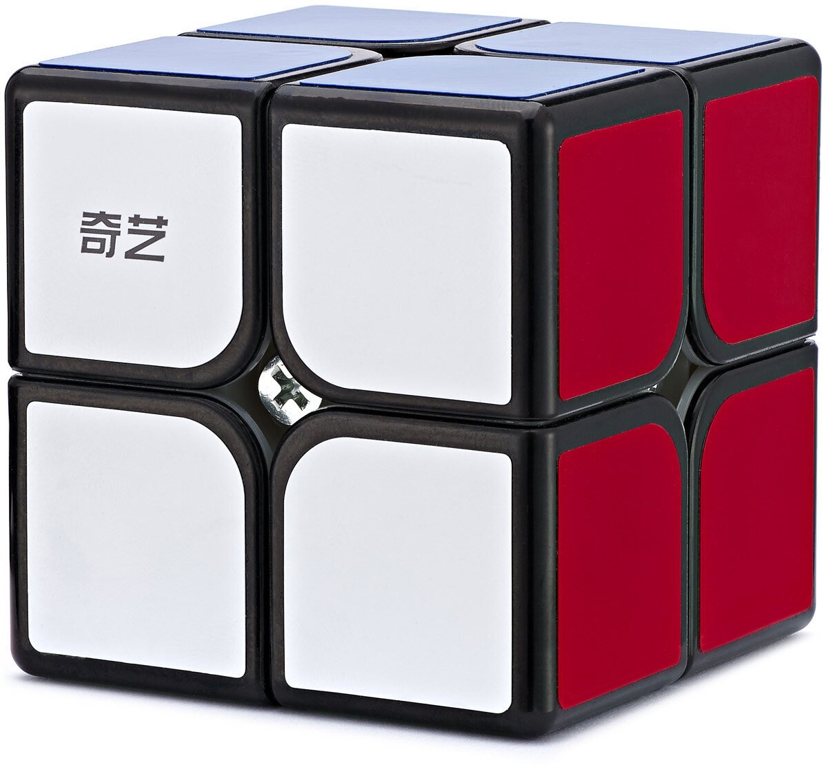 Кубик Рубика для новичков QiYi (MoFangGe) 2x2x2 QiDi W, чёрный пластик