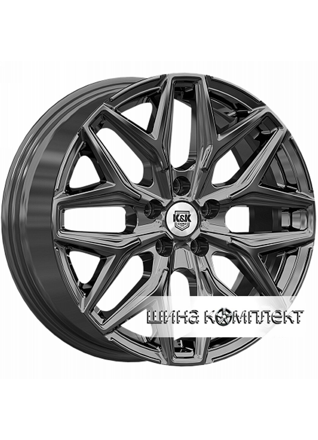 Колесный диск КиК Ариус (КС1187) 7x17 4x108 ET20 65,1 Кварц
