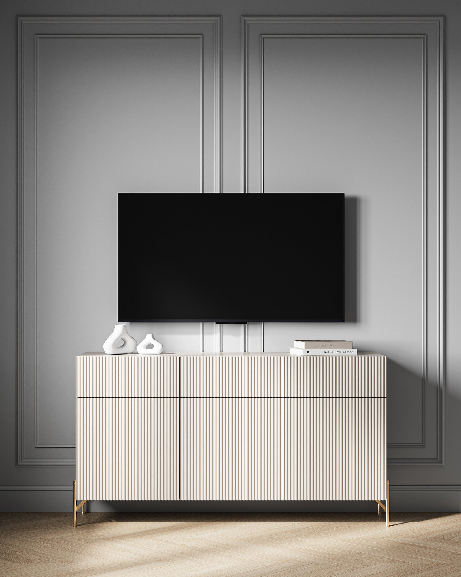 Комод Моника с ящиками для одежды и хранения вещей, современный стиль, МДФ фасады