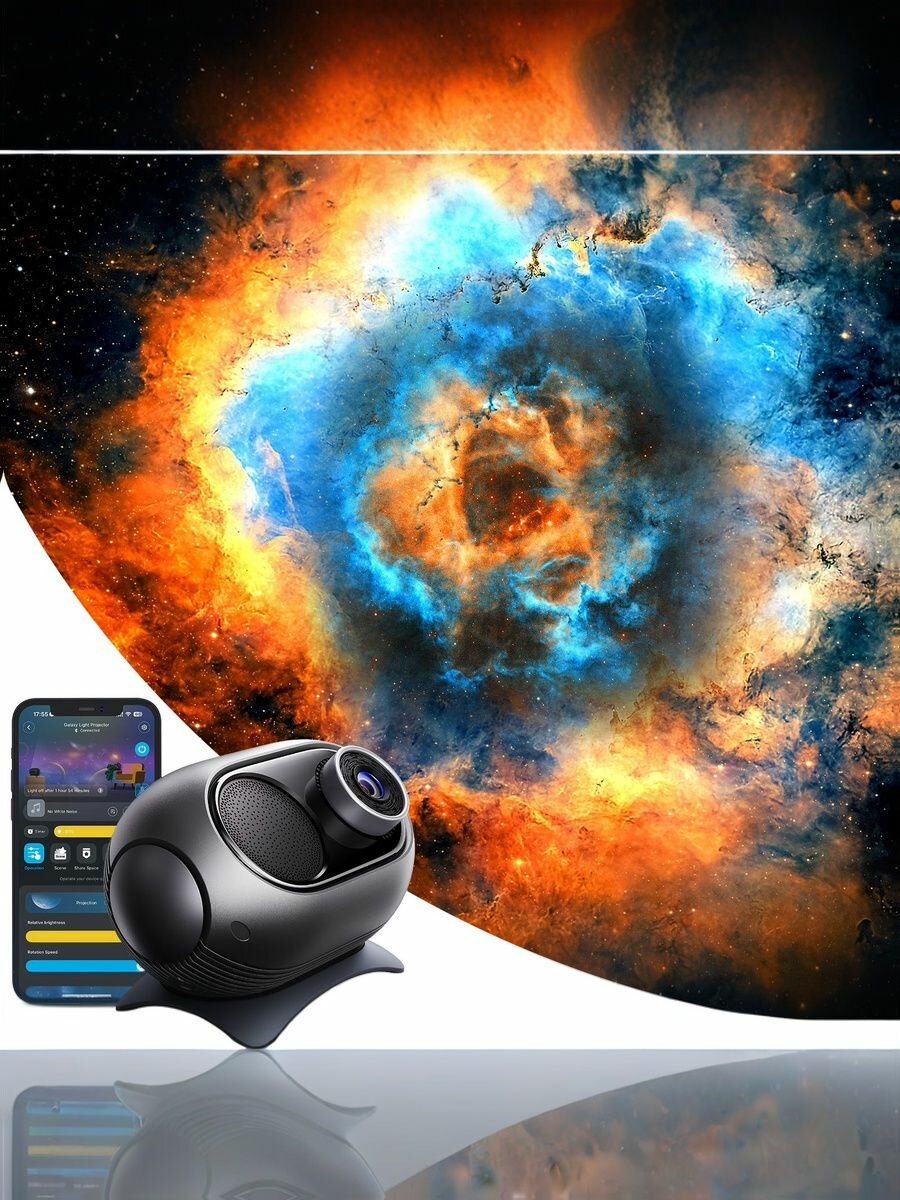 Проектор планетарий звездное небо, cветовой ночник планетарий Govee Galaxy Light Projector 2 Pro