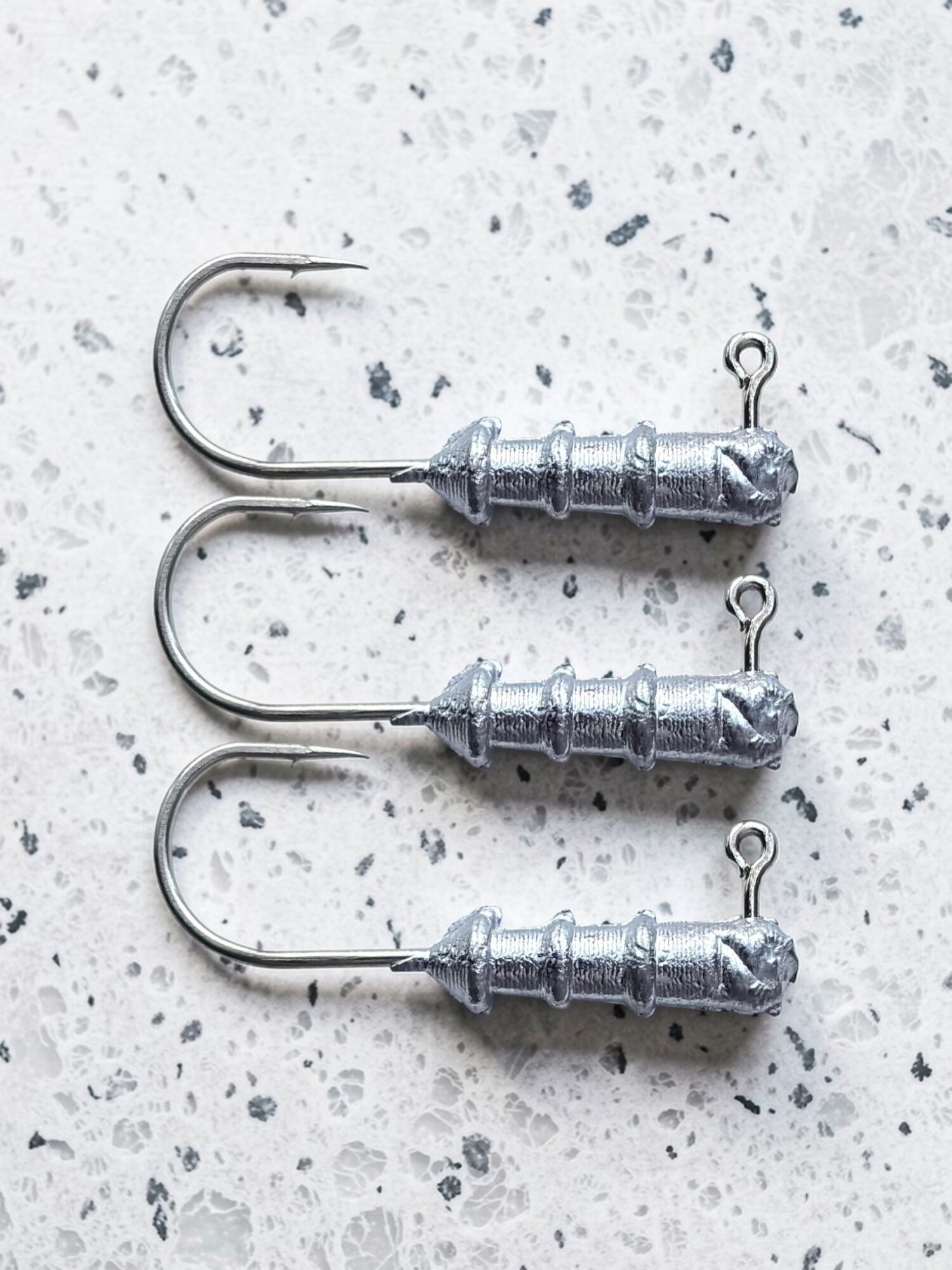 Джиг-головка Gamakatsu №1 2 г, тройная юбка, одинарный крючок, набор 3 шт.