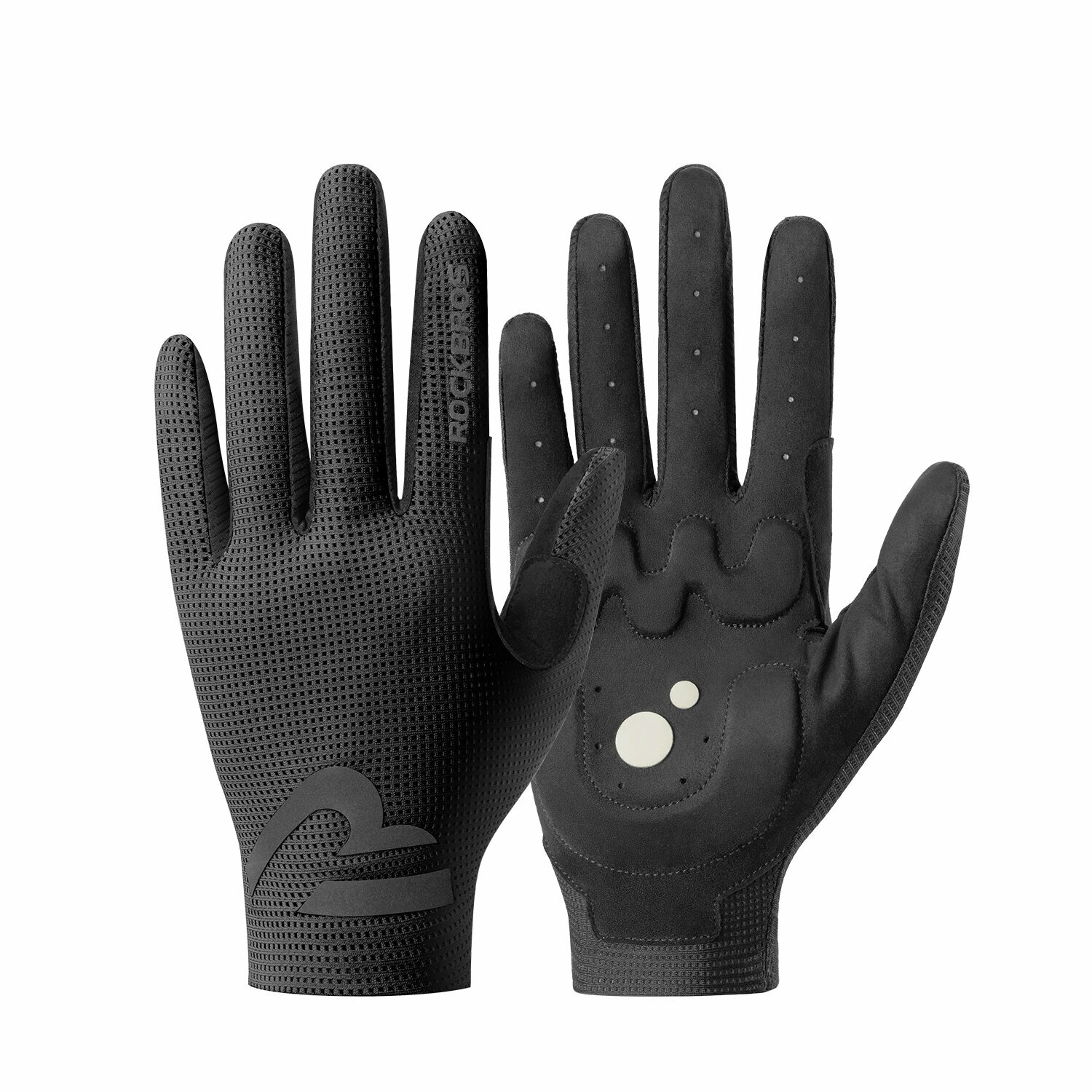 ROCKBROS Зимние велосипедные перчатки М, S407-1 Black