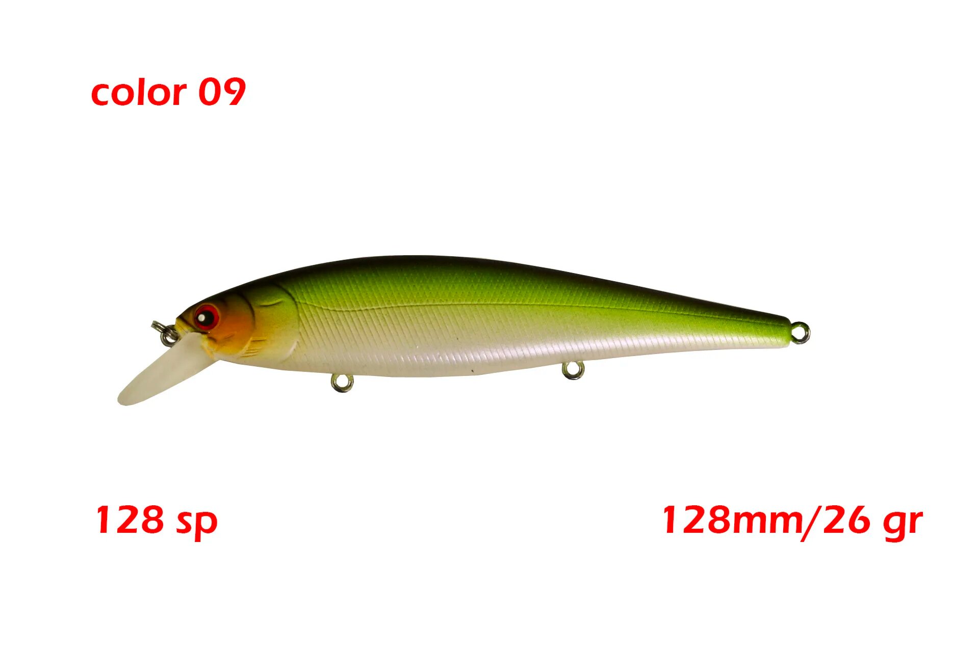 BassLegend Jerkbait Shad 128 SP, Color 128 sp-09