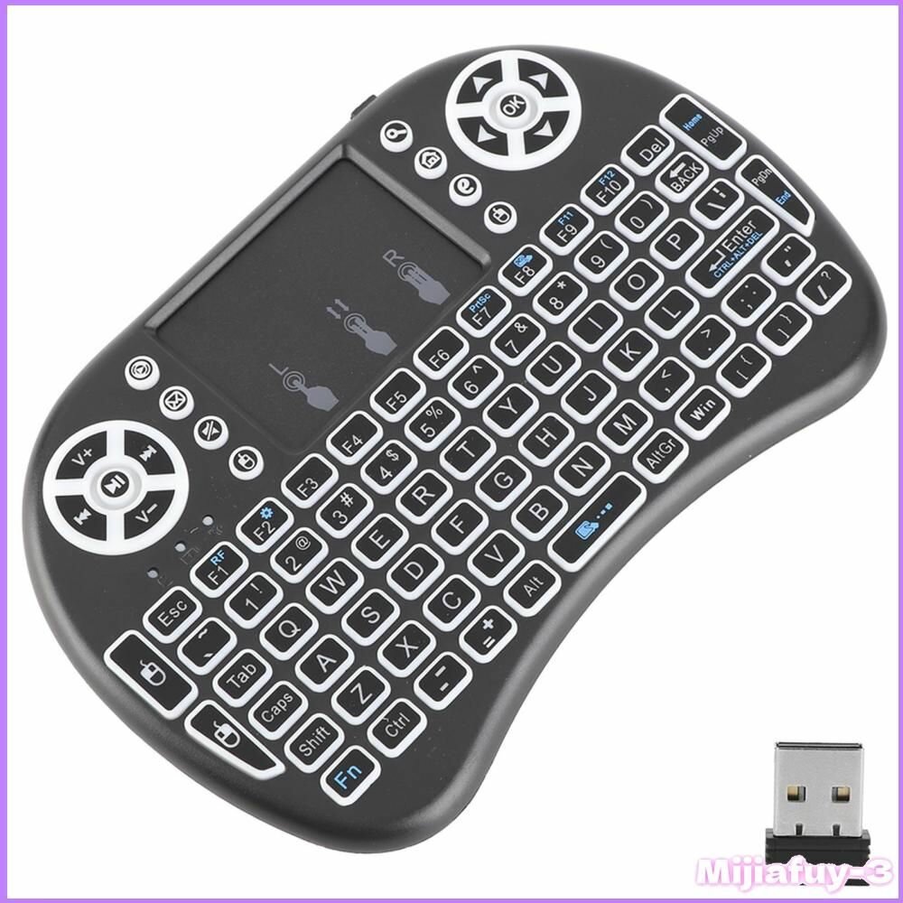 Мини клавиатура с RGB подсветкой, беспроводная, для Smart TV
