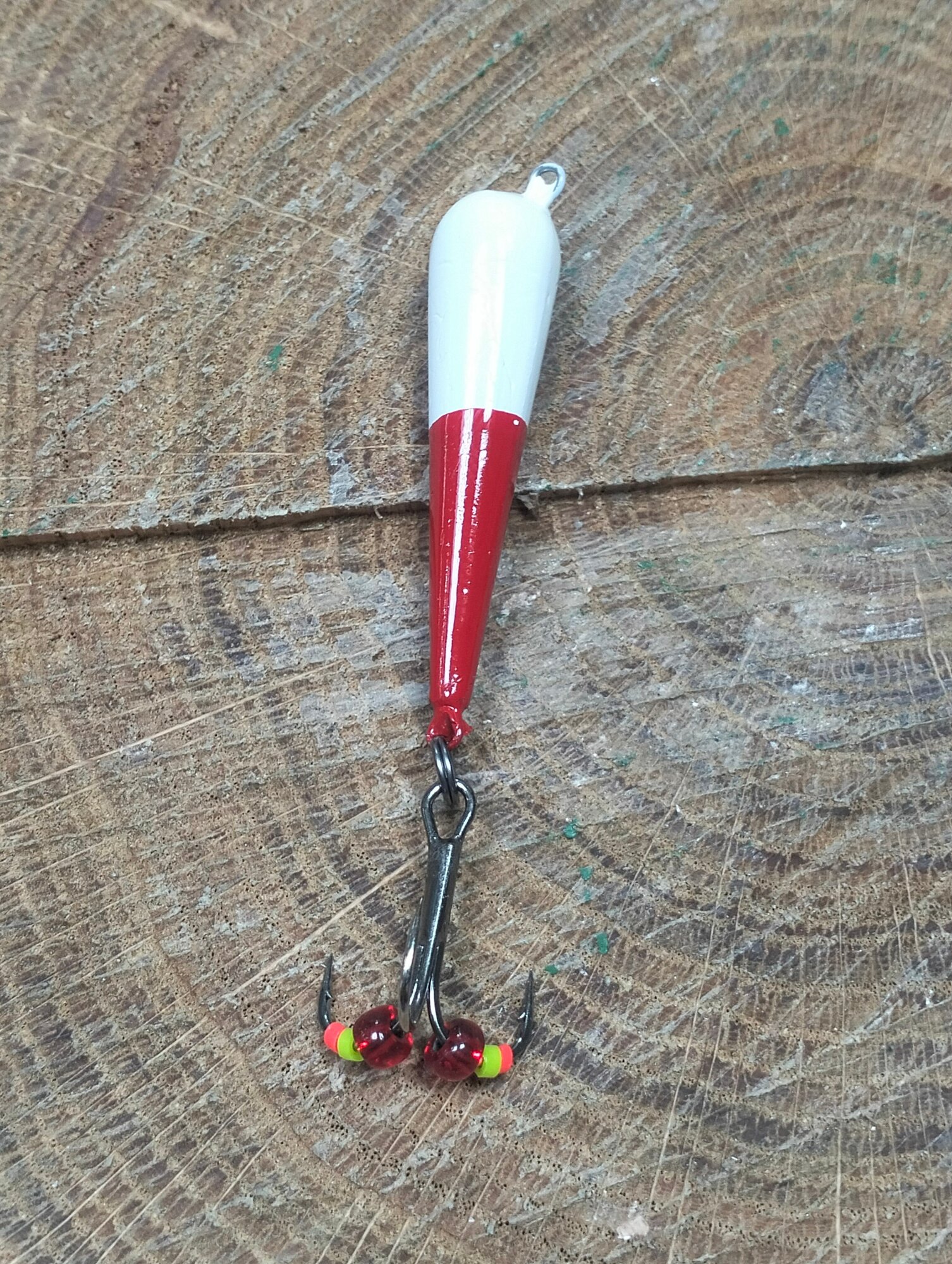 Мормышка судаковая ручной работы Чертик цельный Омелинского 17гр.