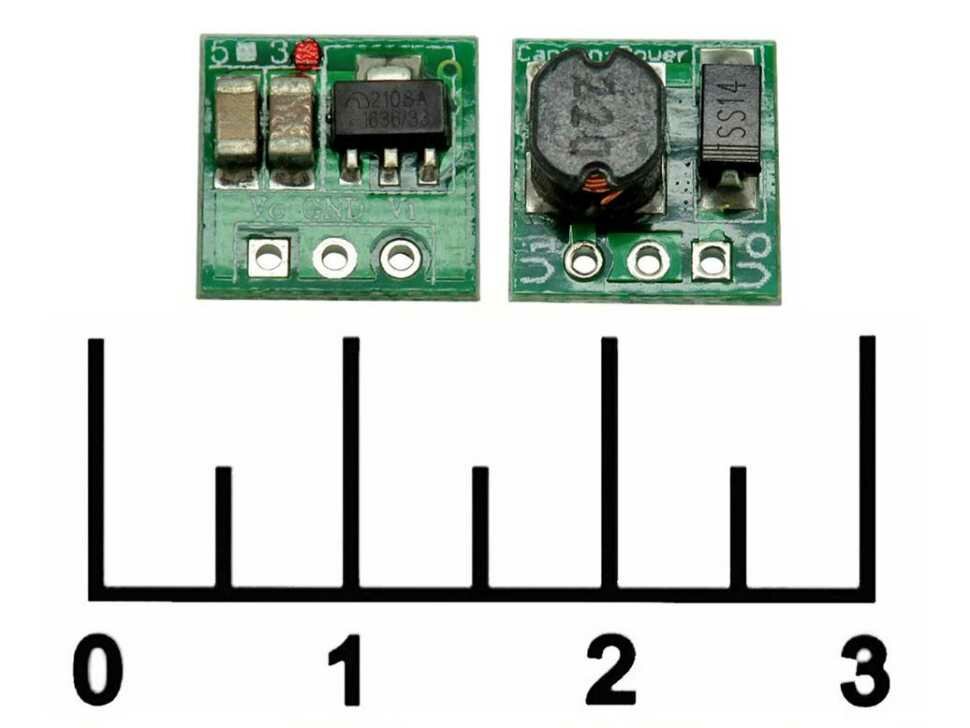 Преобразователь DC/DC вход 1-3.3V/выход 3.3V 0.5A (повышающий)