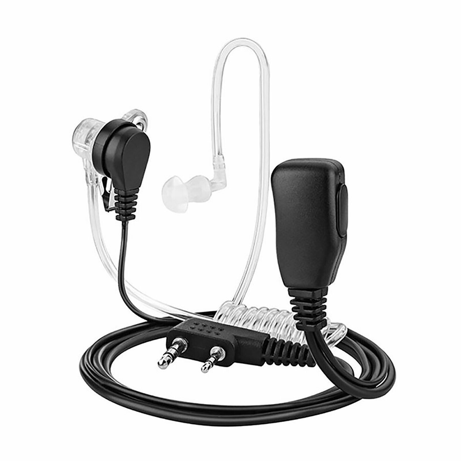 2-Контактная Скрытая Акустическая Ламповая Гарнитура для радио Kenwood TYT UV-5R BF-888S CB