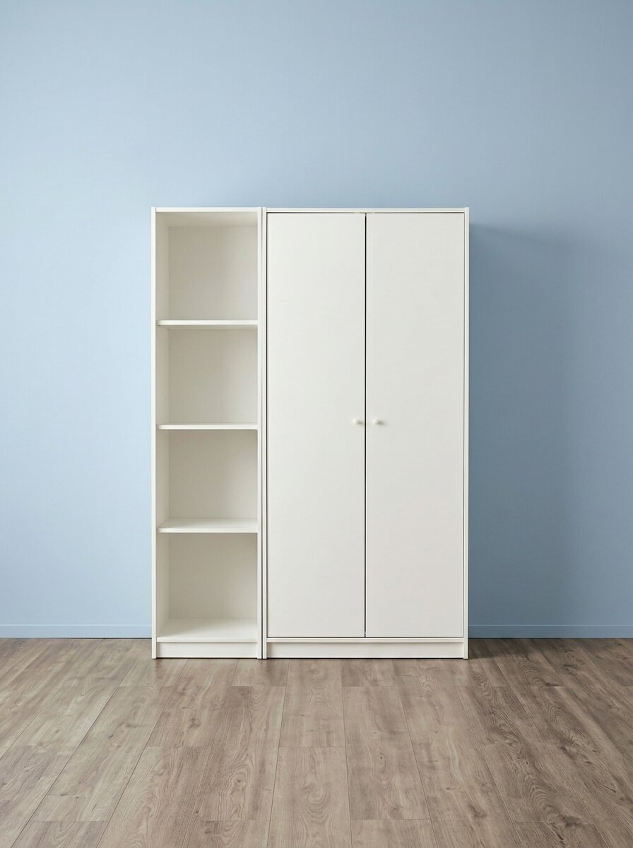 Шкаф икеа KLEPPSTAD, модульный, скандинавский, 120х176x55 см