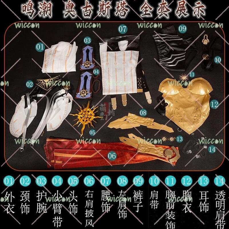 Wuthering Waves Augusta Косплей костюм женский S, suit