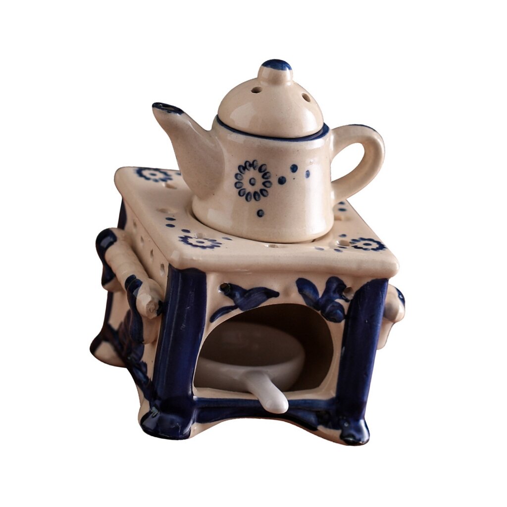 Горелки Для Эфирных Масел Горелки Для Расплава Воска Ароматизаторы Подогреватель Воска, Керамический Подсвечник Tealight Ароматический Диффузор Предметы Домашнего Декора