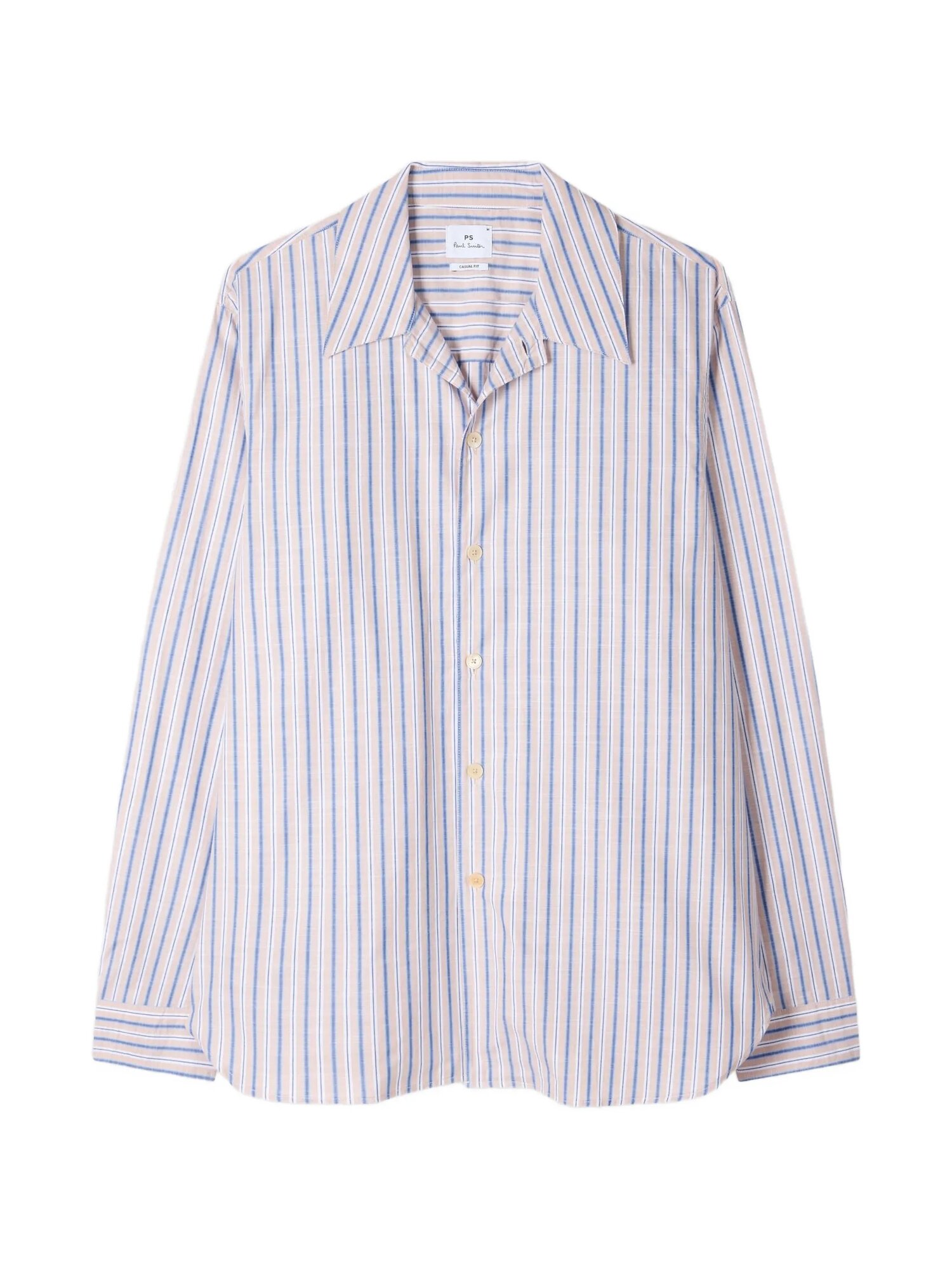 Рубашка Striped button-down cotton shirt