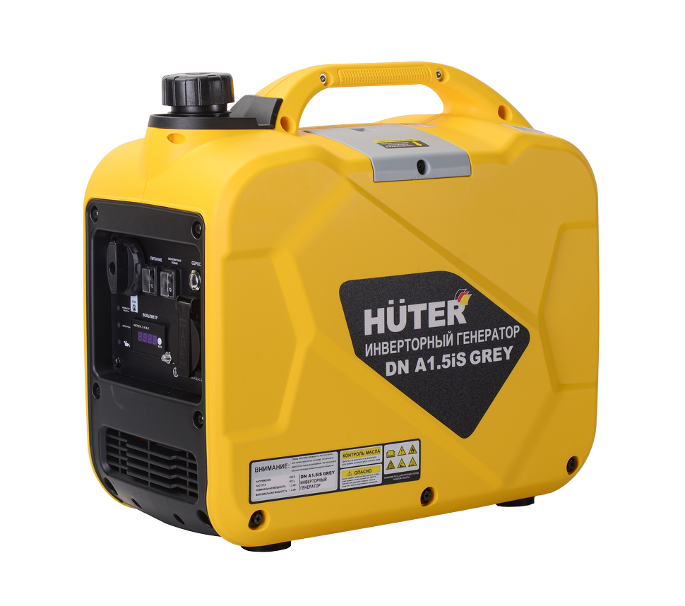 Инверторный бензиновый генератор 1400 Вт, DN А1,5iS Huter, 1 розетка