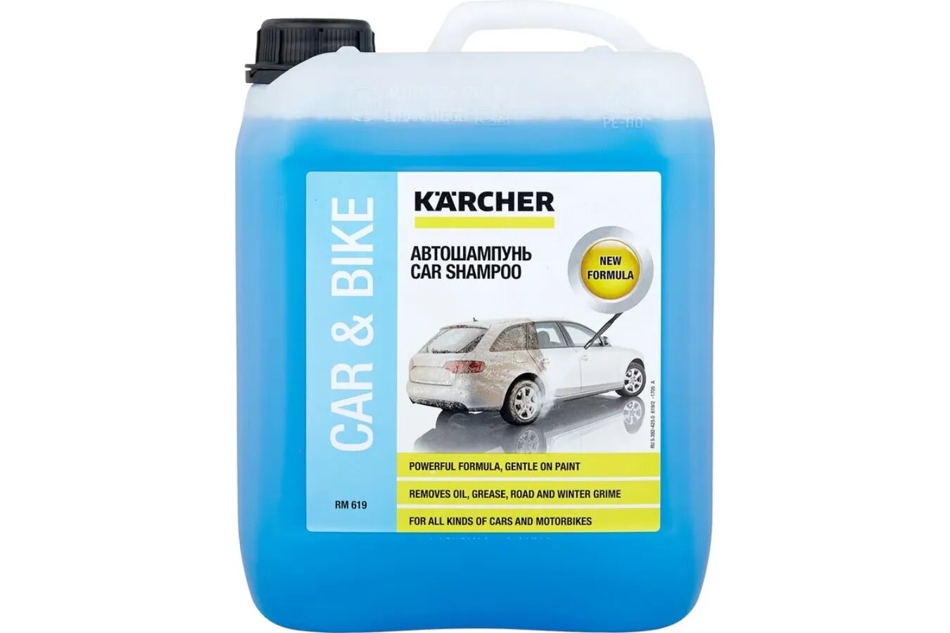 Автошампунь Karcher RM 619, бесконтактный, для аппаратов высокого давления, 5л