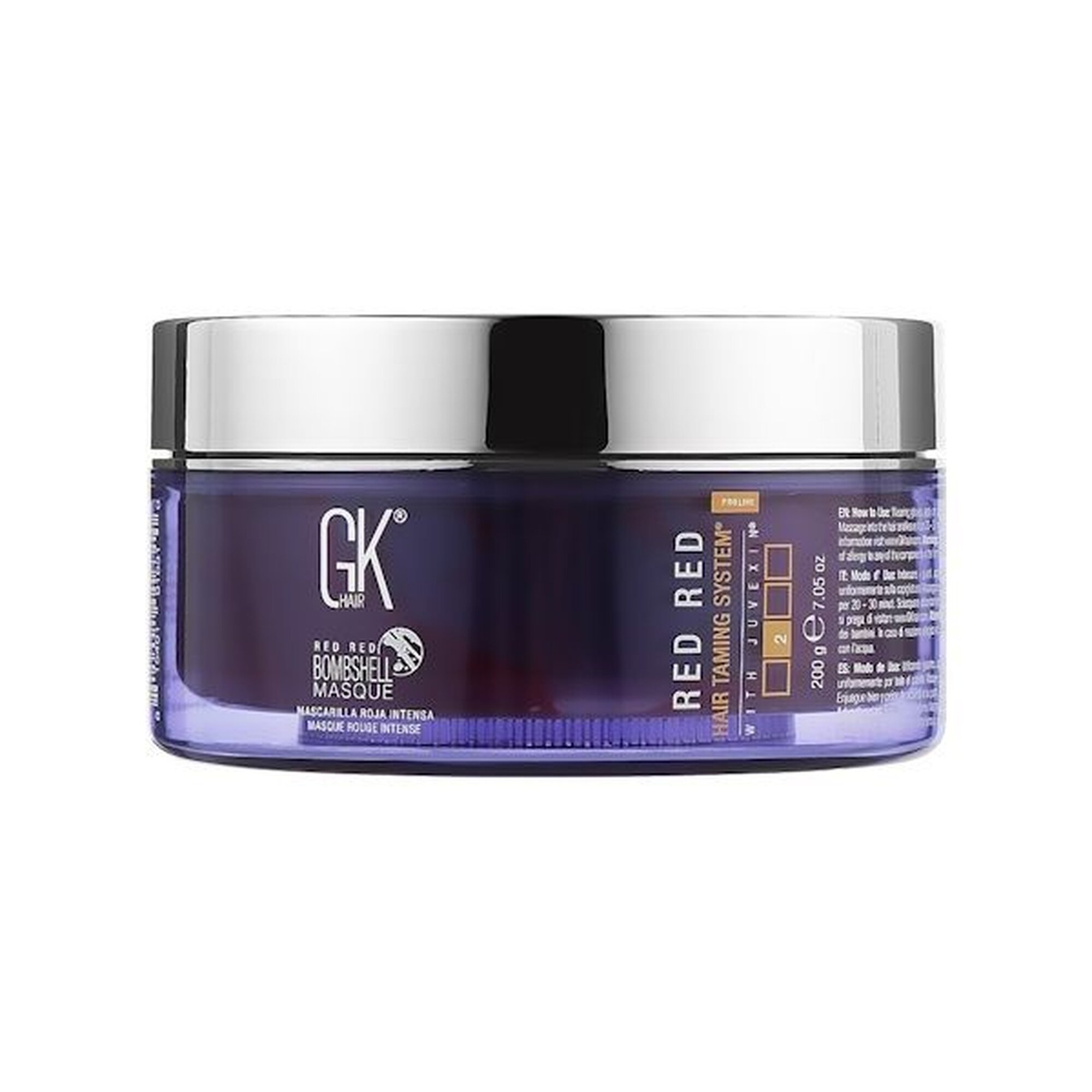 GKhair Мягкий Красная тонирующая маска для окрашенных волос Red Red Bombshell Masque 200 мл