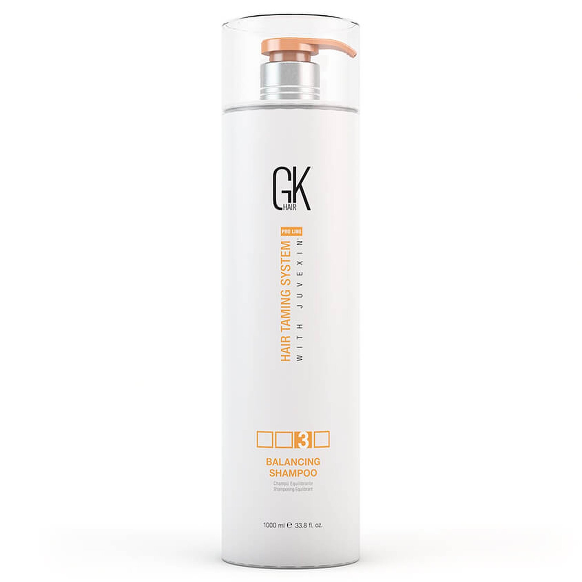 GKhair Мягкий увлажняющий шампунь, придающий блеск волосам Balancing 1000 мл