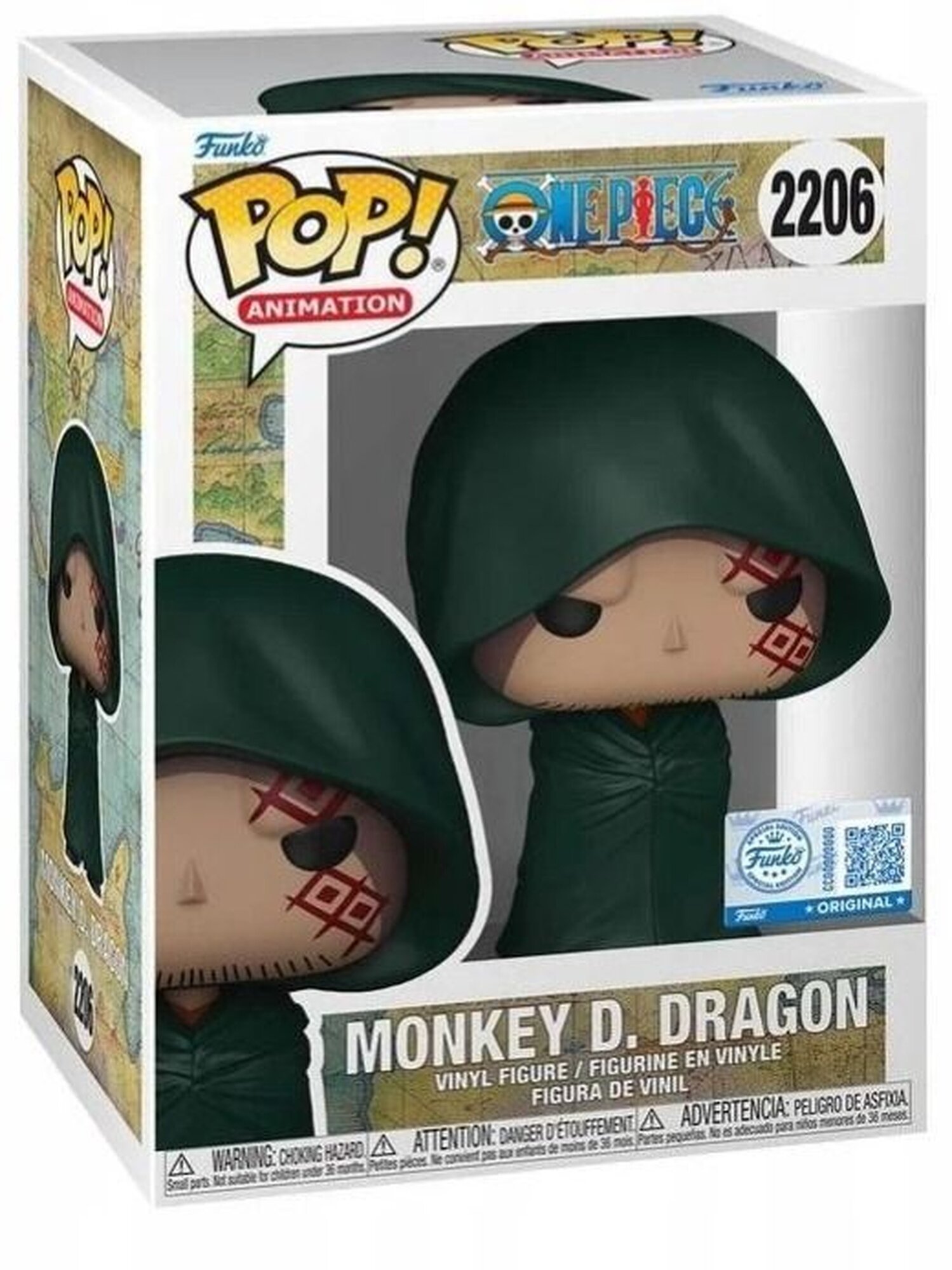 Фигурки Funko Pop Animation - Коллекционная фигурка Monkey D. Dragon - Фанко 2206