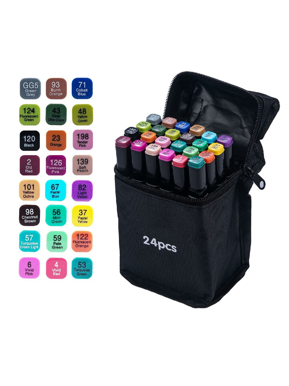 Портативный маркер с двойным наконечником Подходит для художников студентов