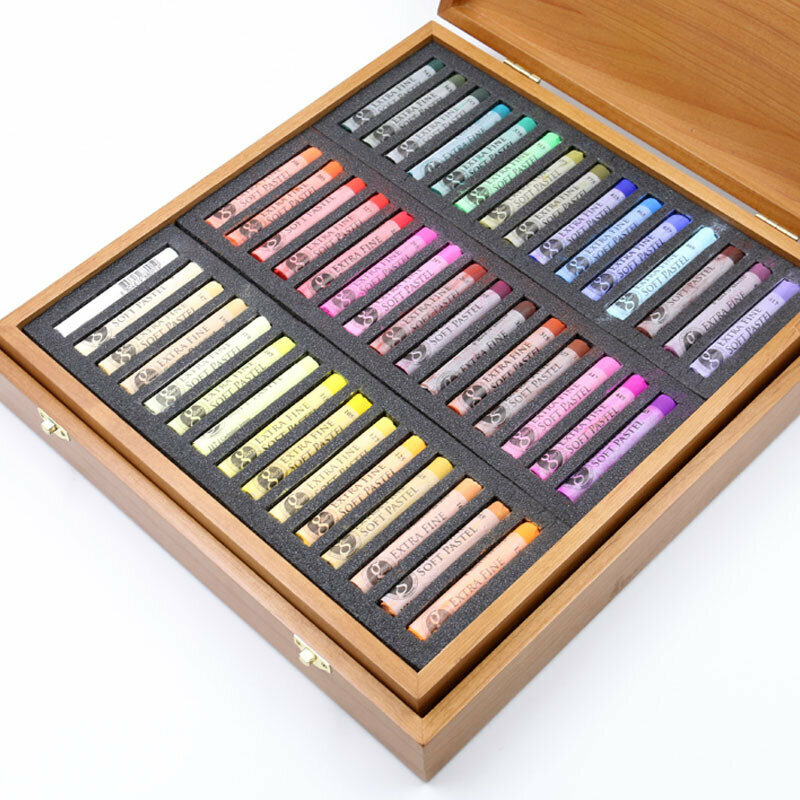 Корейская оригинальная серия деревянных коробок от MPA Professional-grade chalk，60 цветов