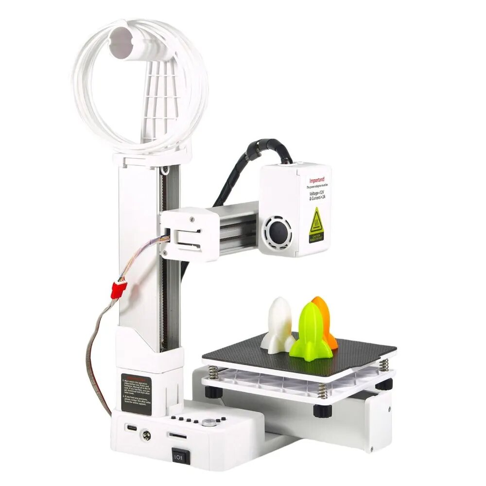 3D-принтер EasyThreed K10 Small начального уровня-белый для дома