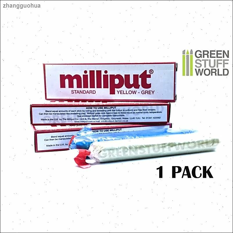 Массляж Milliput, эпоксидный пластилин для моделирования, набор в 1 упаковку