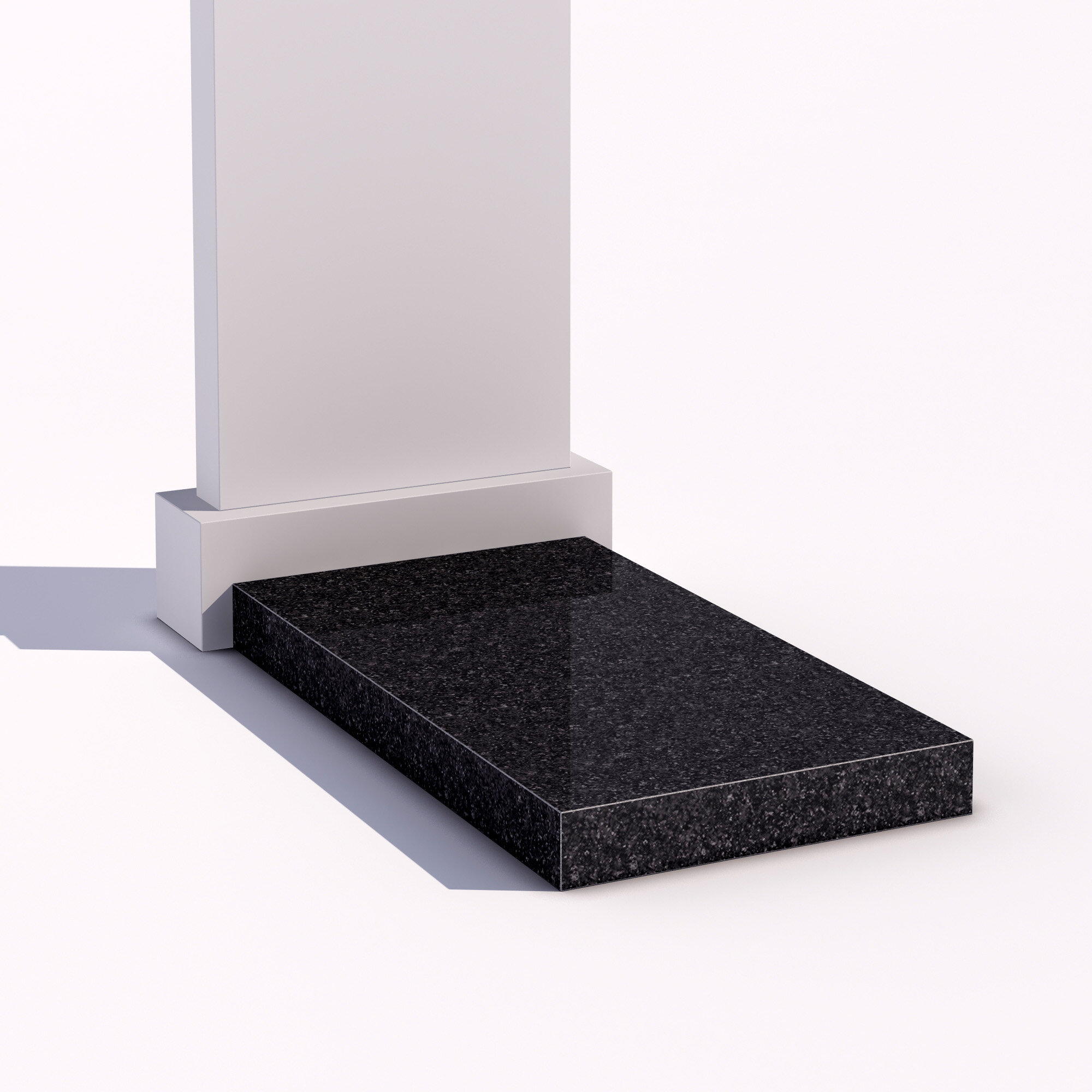 Плита из натурального гранита 80х40х5 с односторонней полировкой