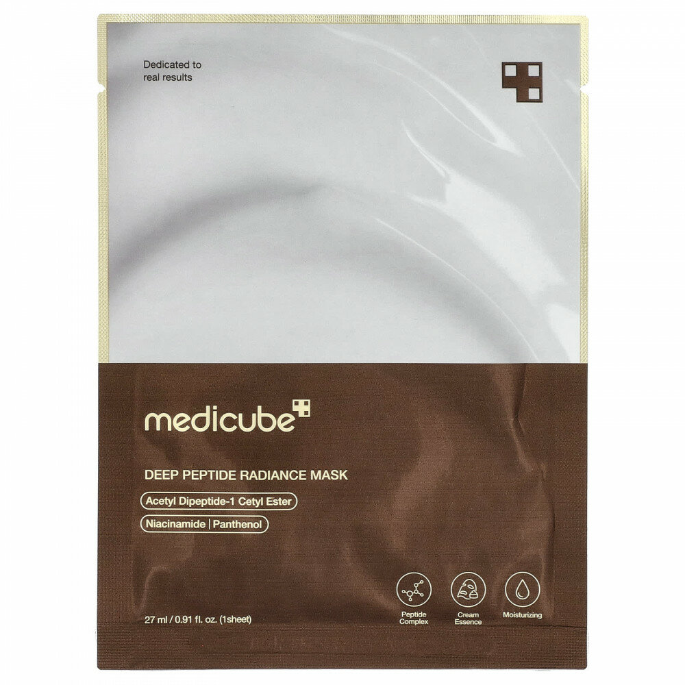 Medicube, маска для лица с насыщенным пептидом, 1 шт, 27 мл (0,91 жидк. унции)