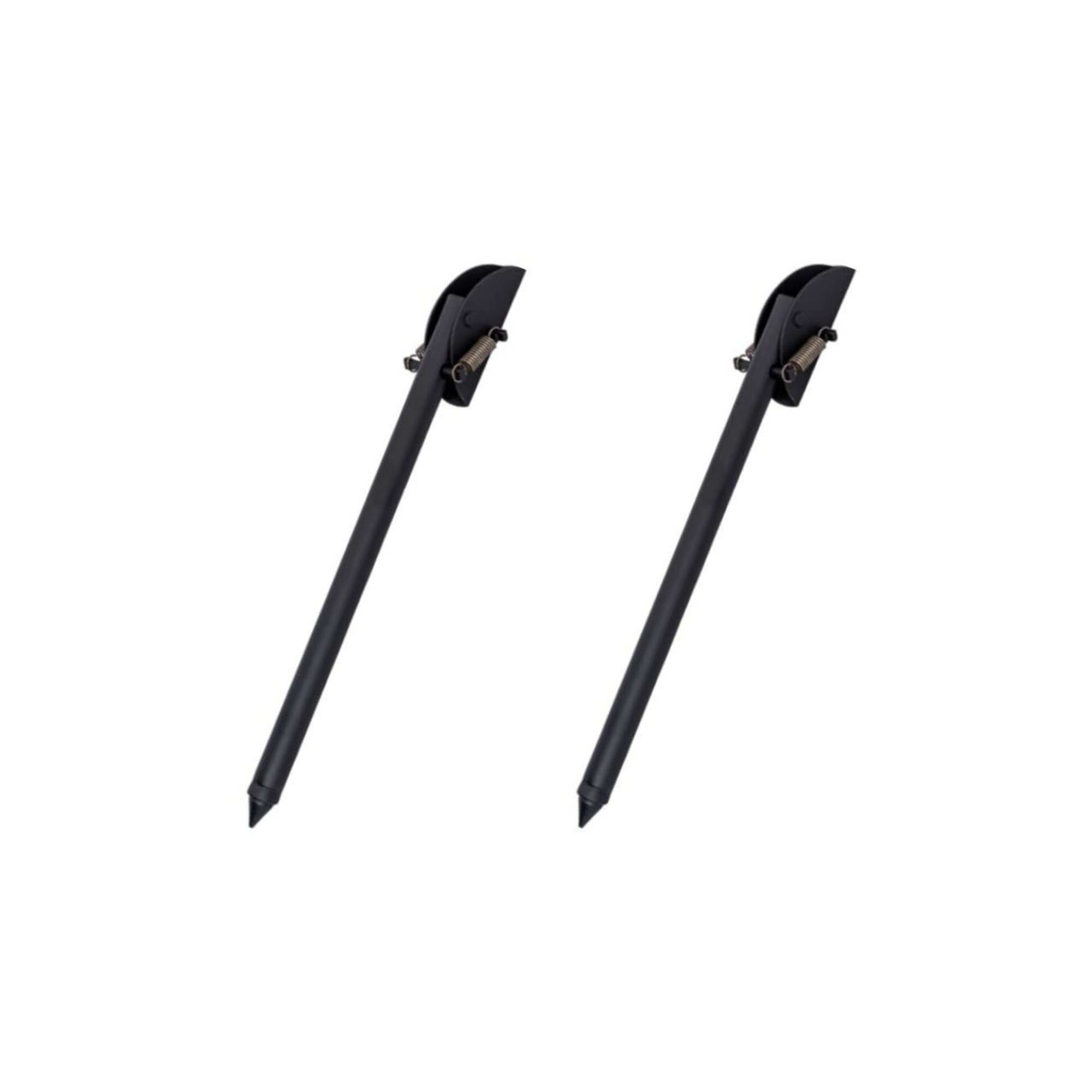 Упор DOMART, для ворот/дверей откидной, 300 мм, 2 шт, черный