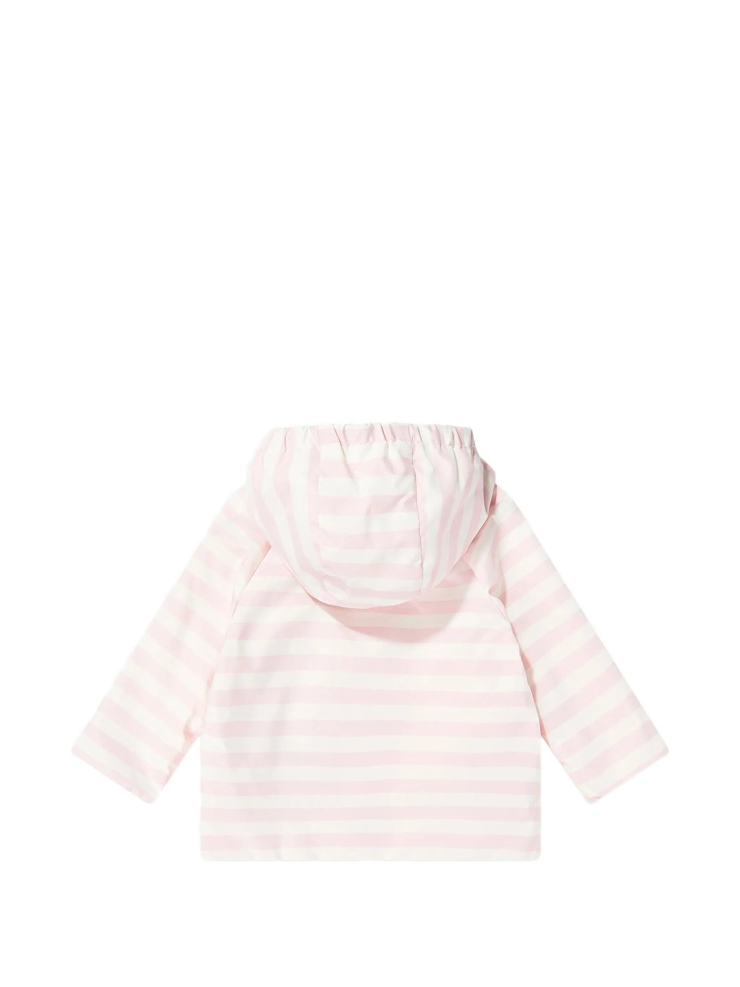 Куртка Moncler Striped hooded jacket, размер 2 года, розовый — фото 1