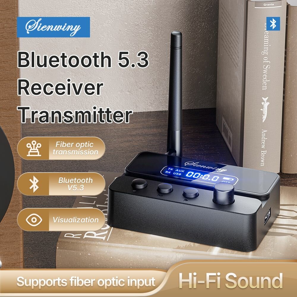 Bluetooth 5.3 аудиоадаптер S3: передача и приём сигнала для ТВ, авто, наушников