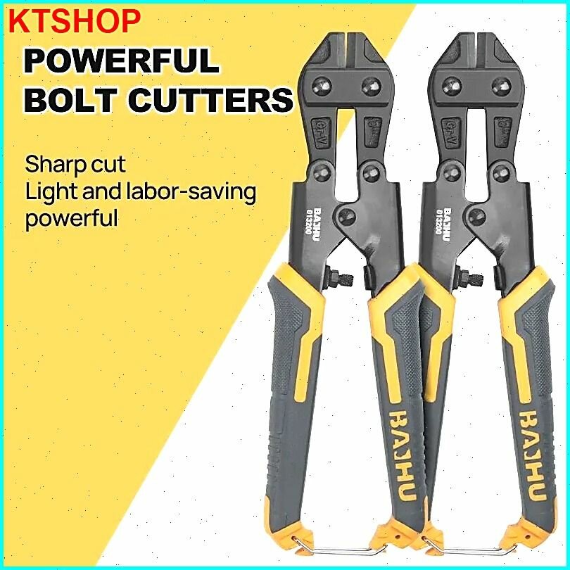 Болторез/кусачки мини, сталь CR-V, длина 200 мм, кусает пруток до 3.5