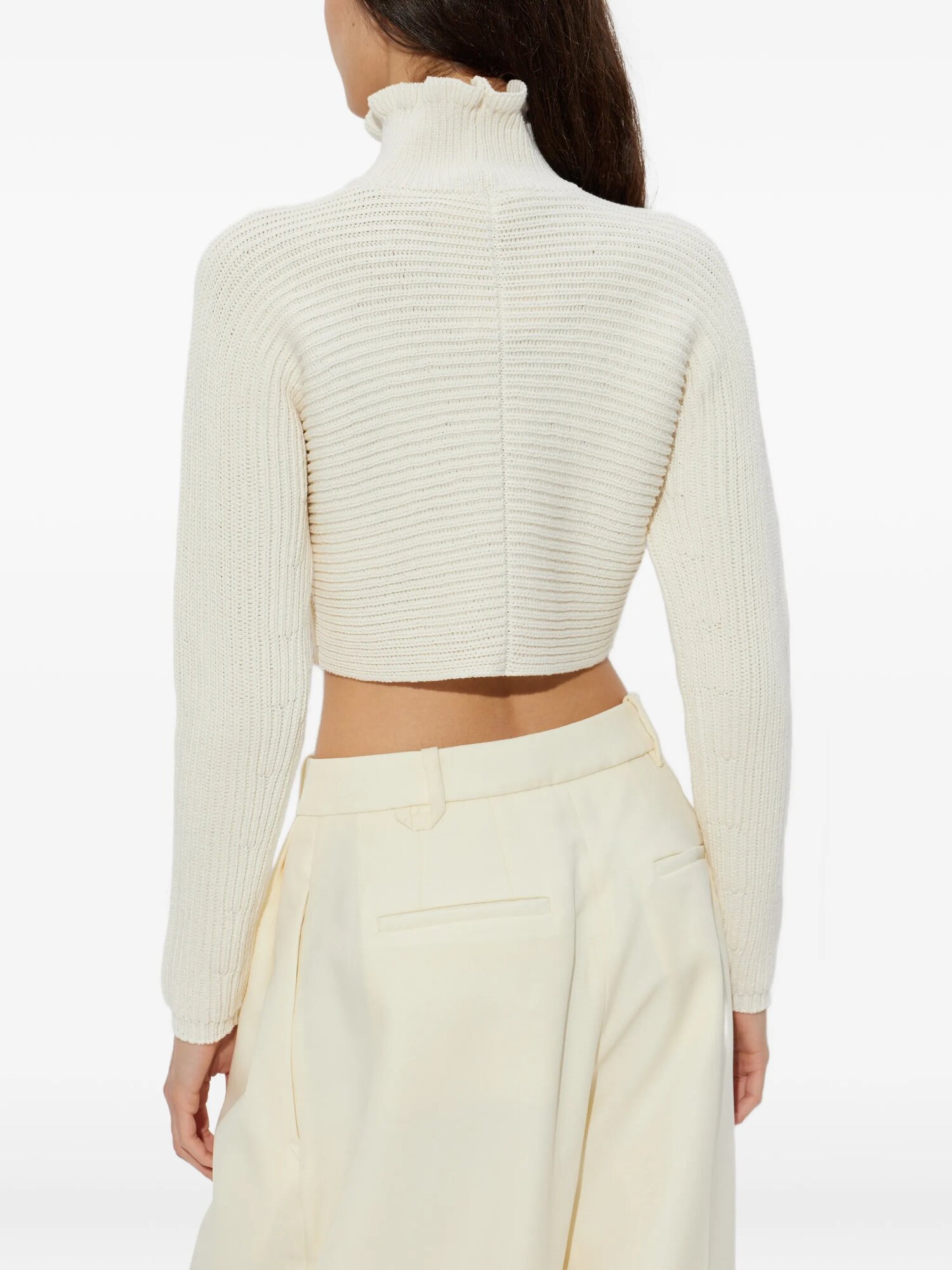 Свитер Max Mara Ruffled-neck sweater, размер M, , разноцветный — фото 1