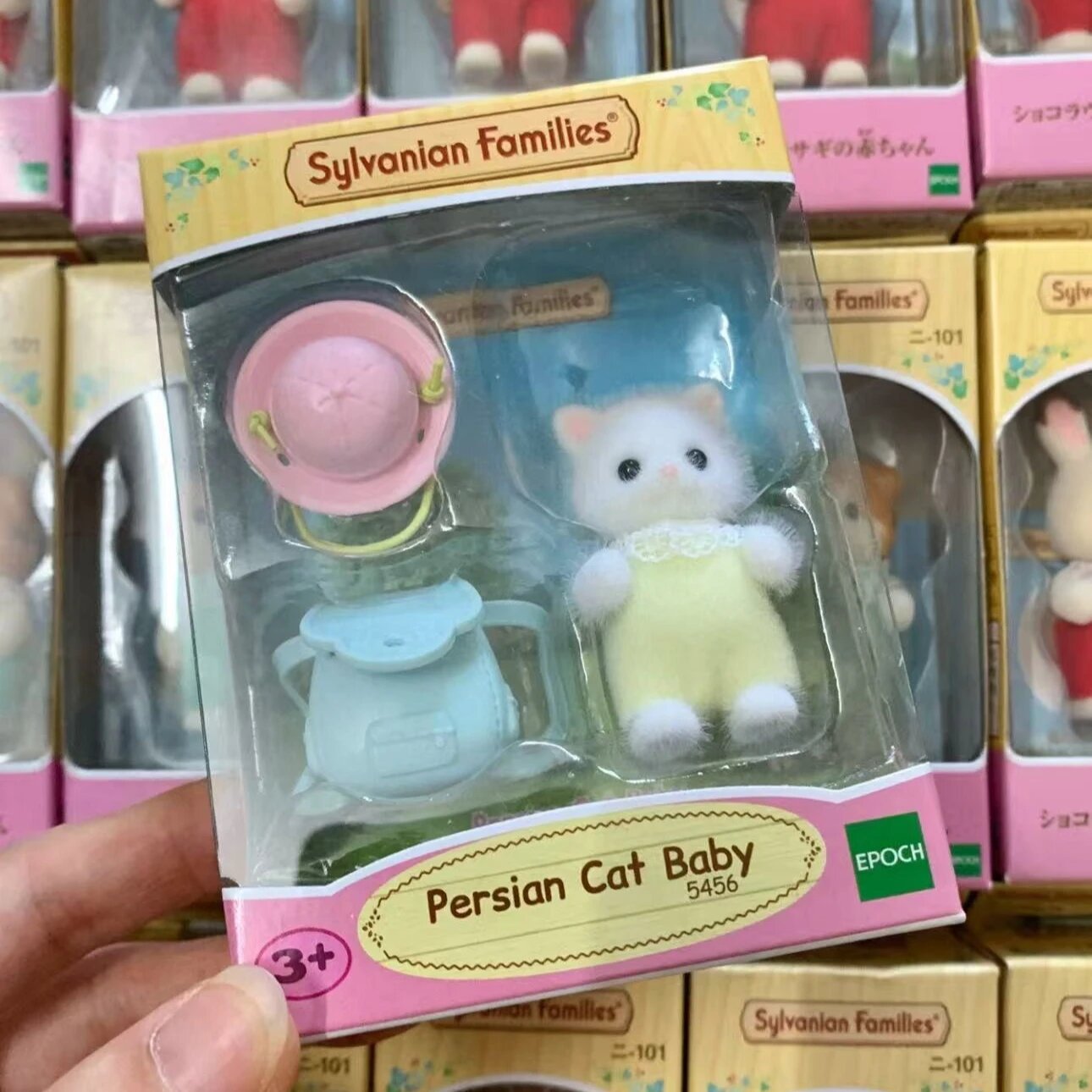 Коллекционные мини-фигурки Sylvanian Families: милые овечки, персидские кошки, кошки с кленовым листом и аутентичные кролики