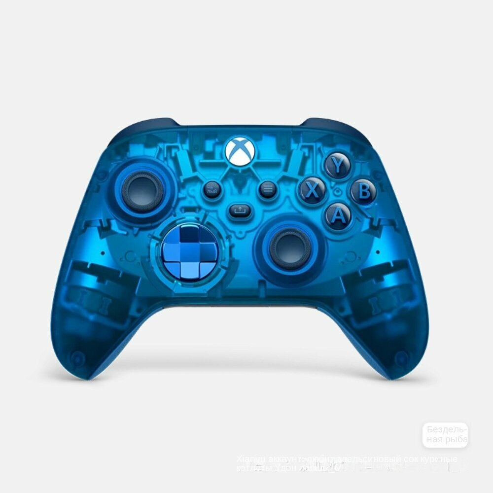 Беспроводной геймпад для Xbox Series X/S и One с вибрацией и Bluetooth, совместим с ПК, Type-C, серебристый универсальный контроллер