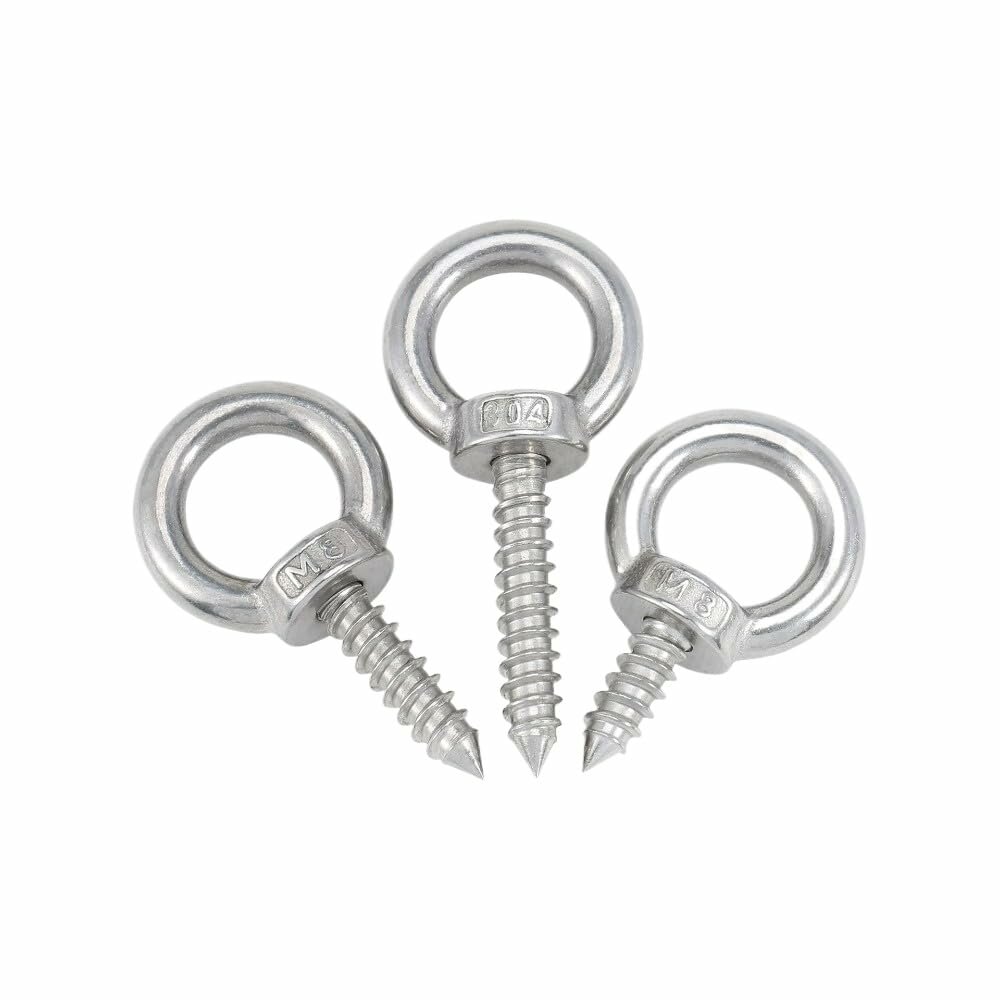 Подъемный рым-болт из нержавеющей стали SS304 Саморезы M4 M5 M6 M8 M10 M12 M16 (4, M6 x 16 мм)