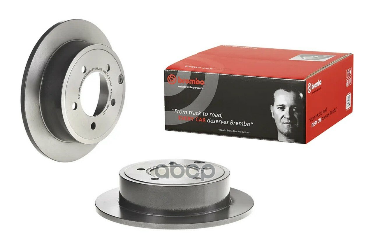 Диск тормозной задн с УФ покрытием CHRYSLER SEBRING (JS) 09/0612/10 / DODGE AVENGER 0 Brembo арт. 08A11431