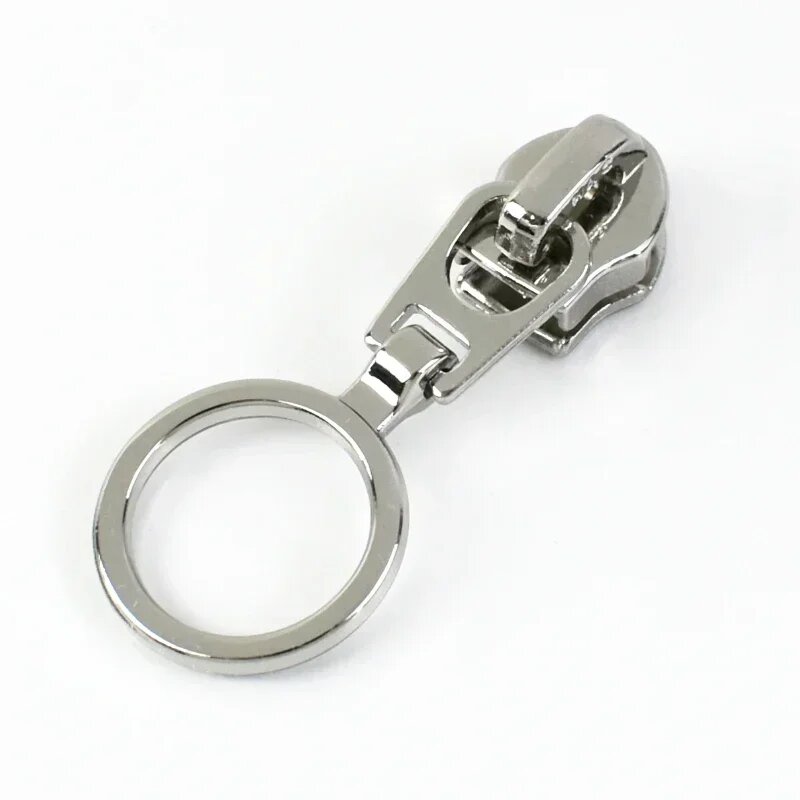 Слайдер для молнии серебристый ZT178-Silver, 20шт