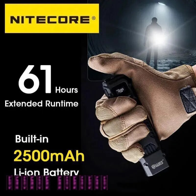 Фонарь Nitecore EDC29 LUMINBLADE 6500 люмен USB-зарядка, влагозащита, черный — фото 1