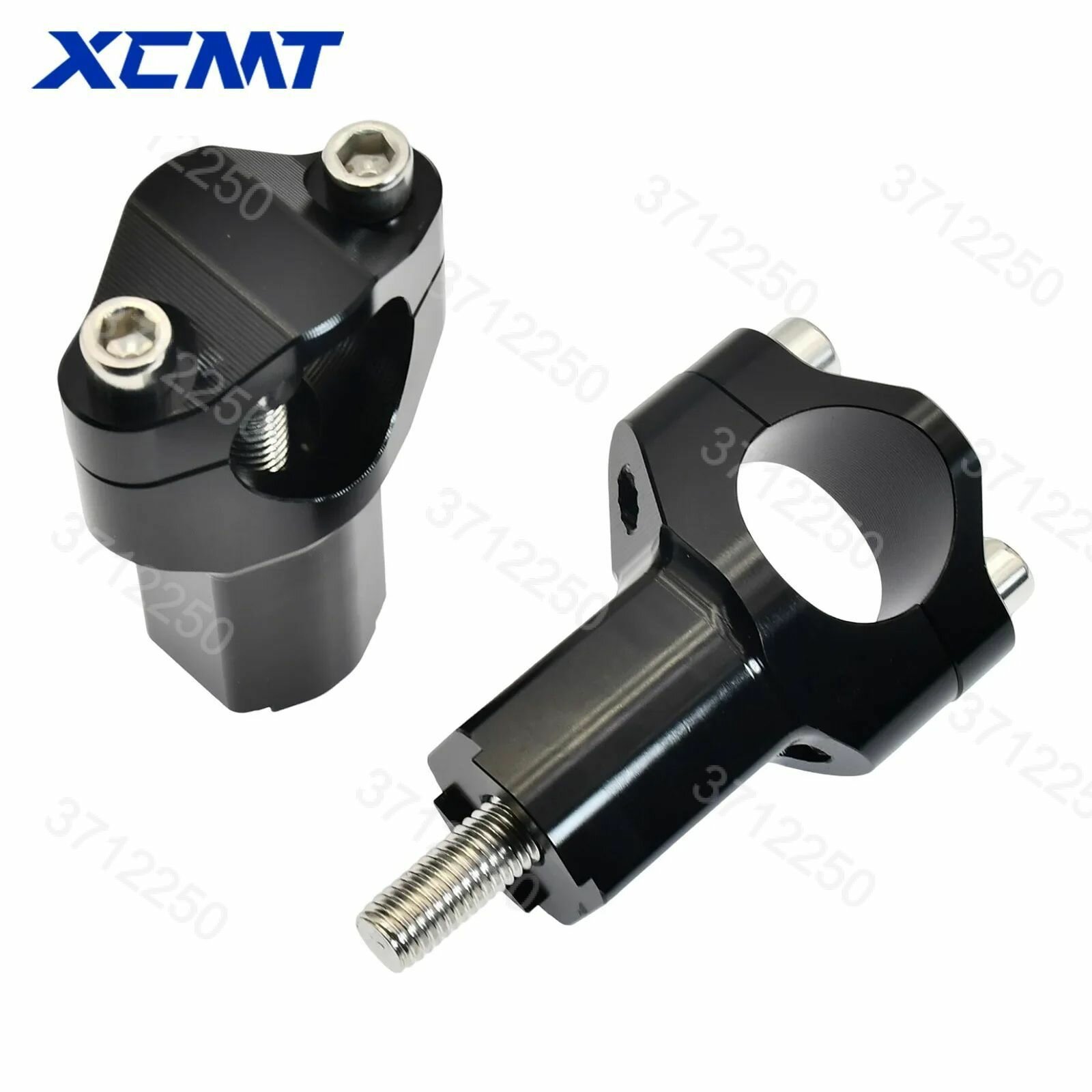 Крепления руля 28мм (кронштейны) на GR7, GR8, ZM, Hengjian, KAMAX, JHL, HUSQVARNA, KTM GAS GAS и др. (высокие) (черный)