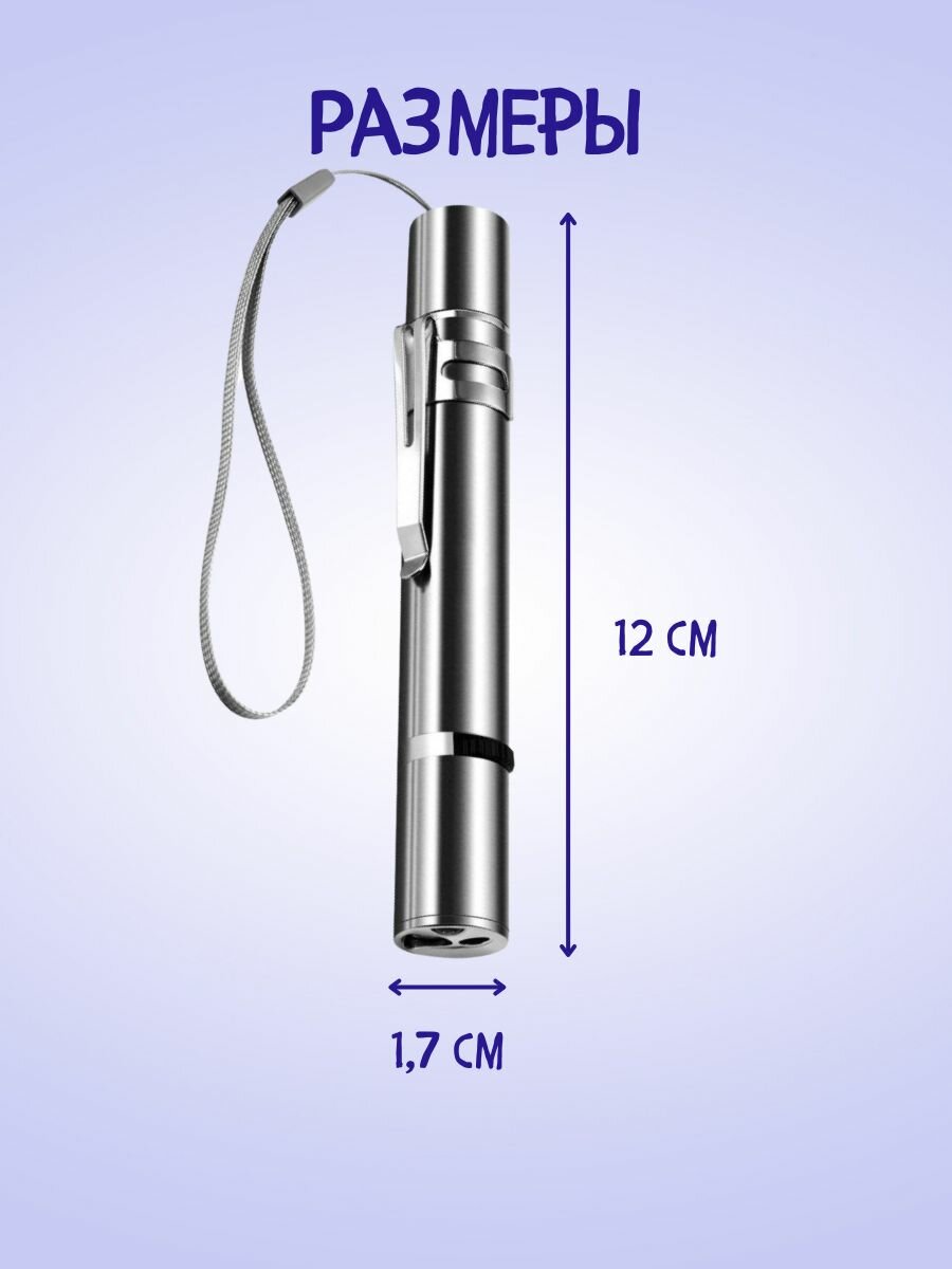 Лазерная указка для кошек и собак с USB зарядкой и фонариком