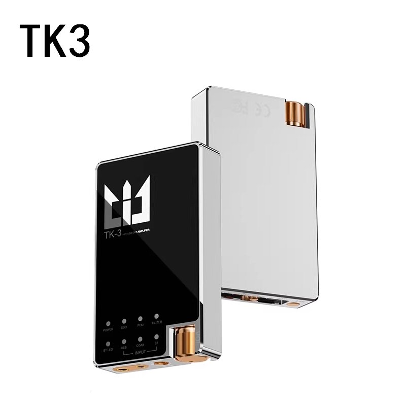 Преобразователь (DAC) Наушники TRI TK3 HIFI с Bluetooth, DAC-усилителем, двумя чипами Qualcomm QCC ES9039Q2M, декодером USB/Bluetooth/Coaxial/SPDIF